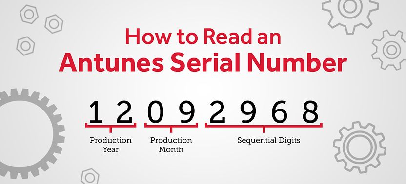 How to Find & Read an Antunes Serial Number | Parts Town