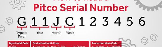 How to Read a Pitco Serial Number | Parts Town