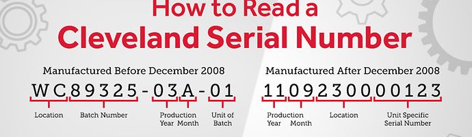 Cleveland Serial Number Lookup | Parts Town
