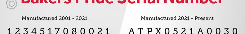 How to Find & Read a Bakers Pride Serial Number | Parts Town
