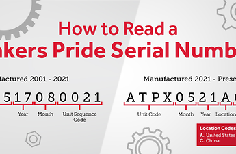 How to Find & Read a Bakers Pride Serial Number | Parts Town