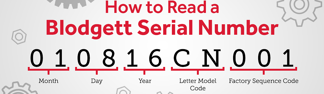 How to Find & Read a Blodgett Serial Number | Parts Town